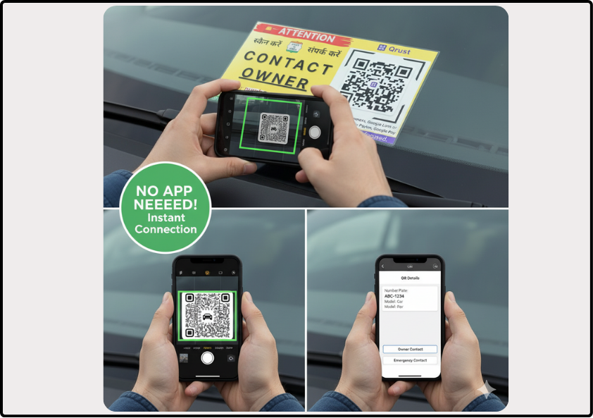 QRust - Emergency QR Code Generator for Safety, Medical and Lost & Found